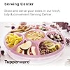 Amazon.com | Tupperware Serving Center Set, 6 Compartment Serving Tray ...