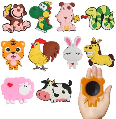 Amazon.com: DMIGHT Fridge Magnets for Toddlers 1-3, Animal Refrigerator ...