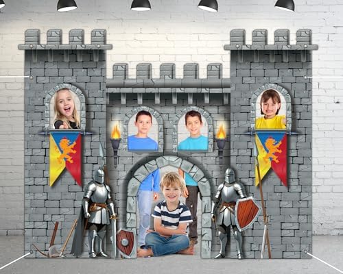 Amazon.com : Medieval Castle Backdrop Photo Prop Medieval Party ...