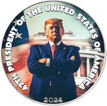 47th President Donald Trump 1 Oz Silver Coin 1$ Usa 2024 at Amazon's ...