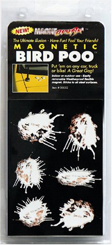 Magnegrafix Magnetic Bird Poo Decal, Pack of 6 : Amazon.in: Car & Motorbike