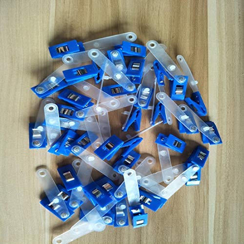 Buy Plastic Badge Clips with PVC Straps ID Strap Clip Adapter for ID ...