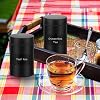 Amazon.com: Tanlade 10 Pcs Tea Tin Canisters Airtight Double Lid Metal ...