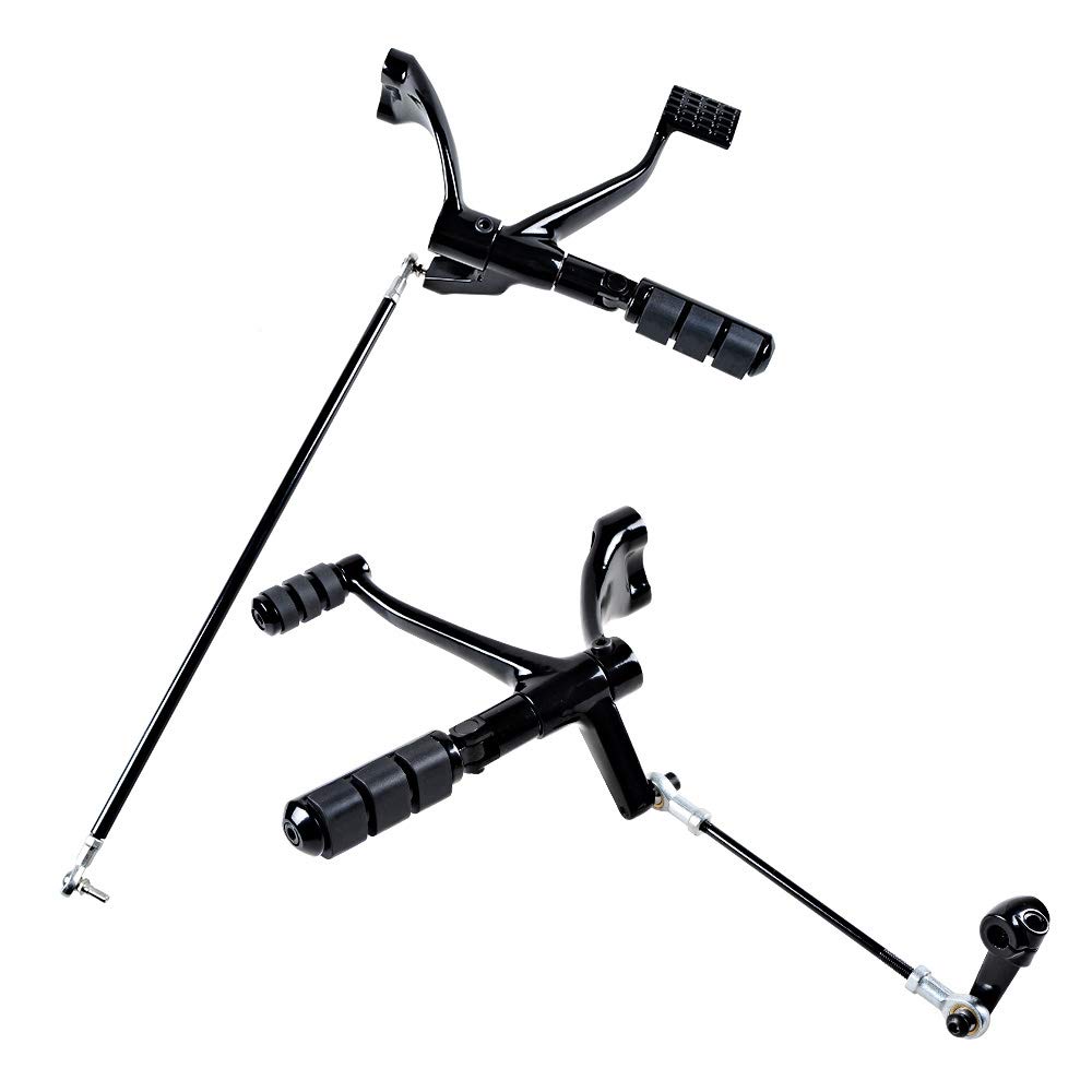 Amopa Completed Set Black Forward Controls Peg Lever Linkages Mounting ...