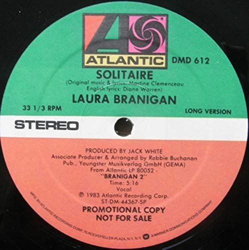 Laura Branigan - Solitaire; Solitaire - Amazon.com Music