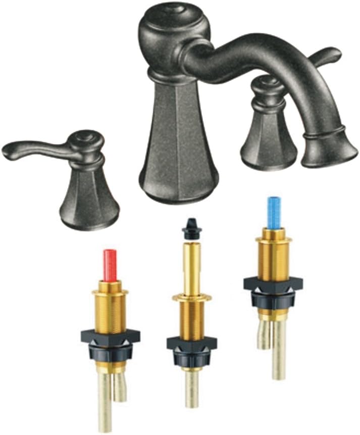 Moen T932PW-4992 Vestige Two-Handle High Arc Roman Tub Faucet with ...
