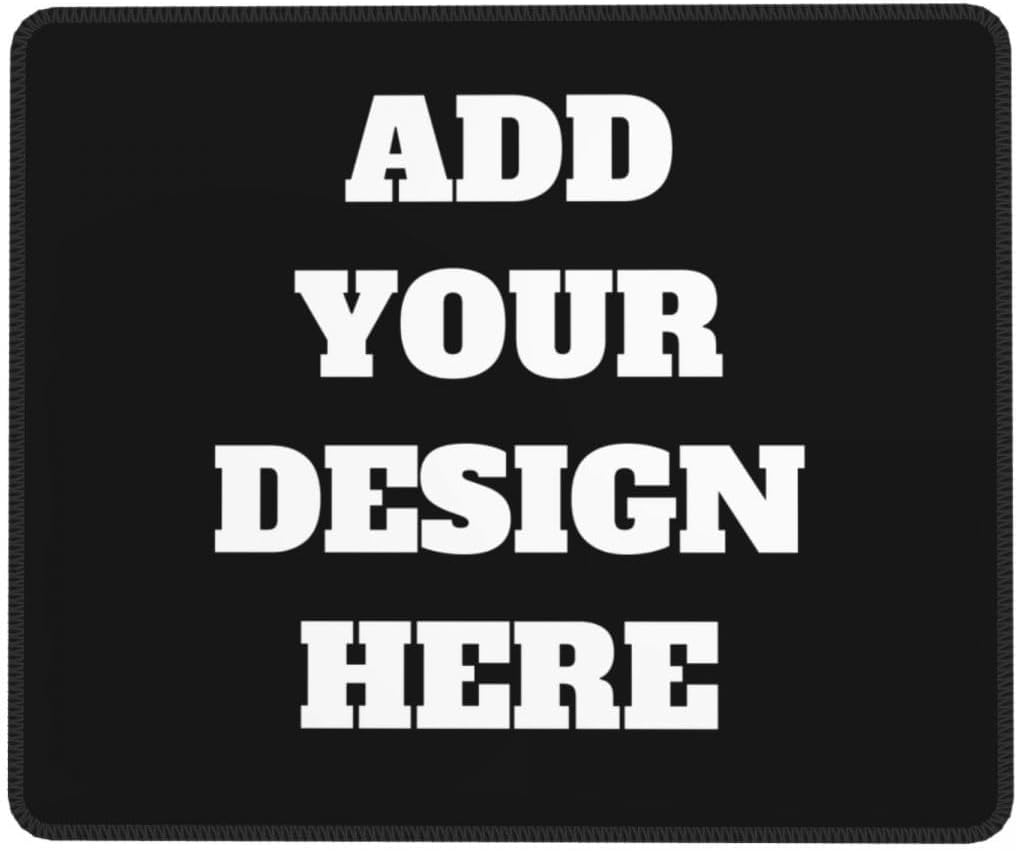 Amazon.com: Ubvcxswaq Custom Mouse Pad with Photo Logo Text Design Your ...