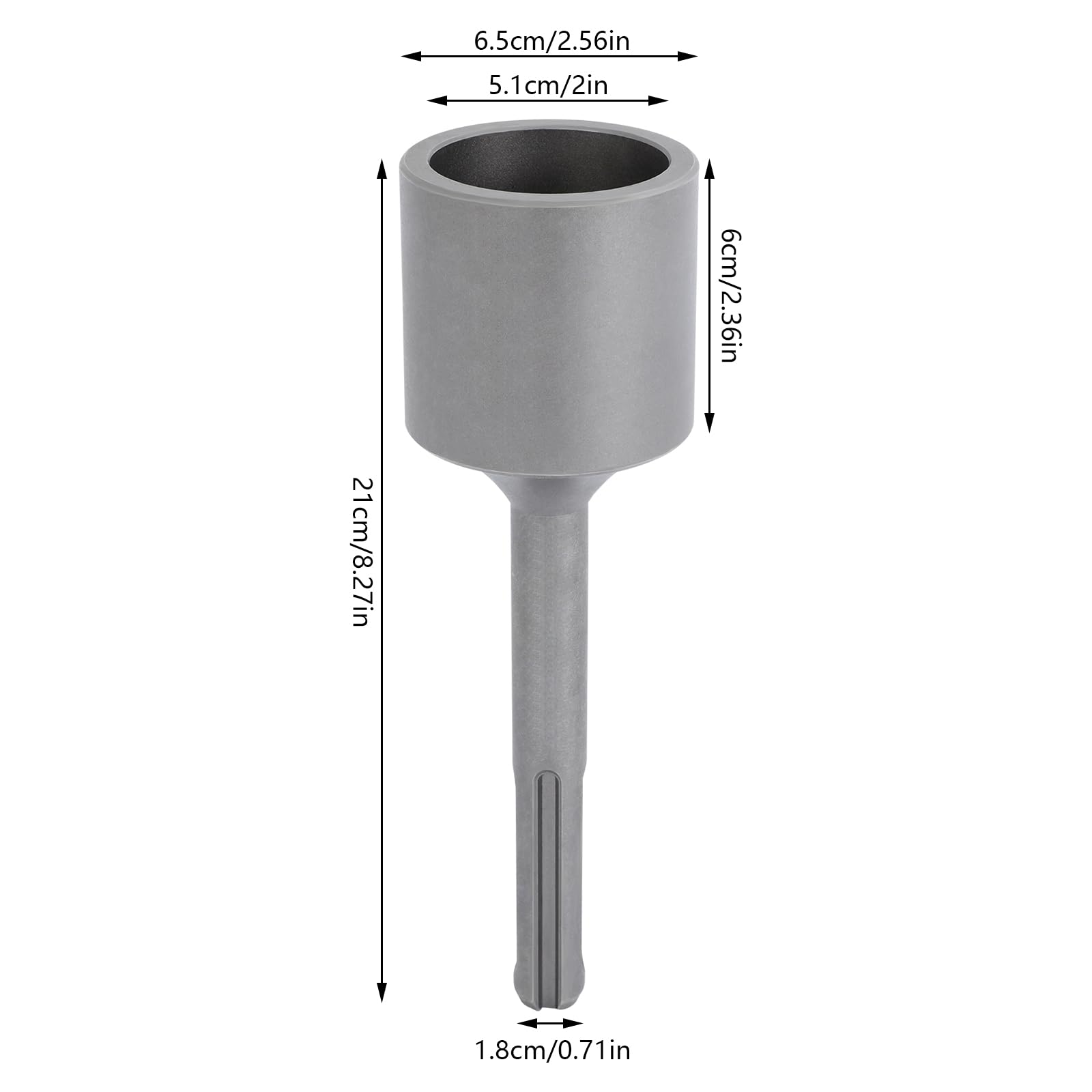 Milwaukee T-post SDS-Max T-Post Driver - 2" Head For Driving Fence ...