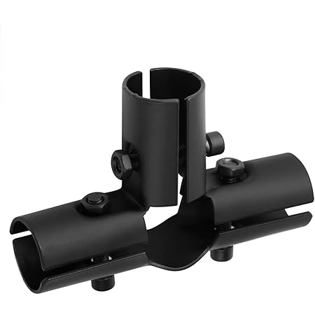 8 Sets 1 Inch 4 Way Structural Pipe Connector Metal Joint Chain Link ...