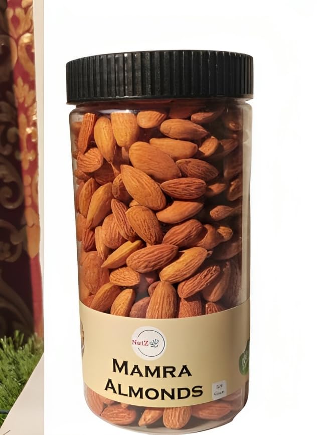 NutZ Kashmiri Mamra Almonds (Badam)(500g) - 100% Natural & Organic ...
