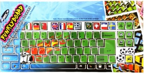 '"Football Keyboard Sticker for PC Laptop – Ornaments for the keyboard ...