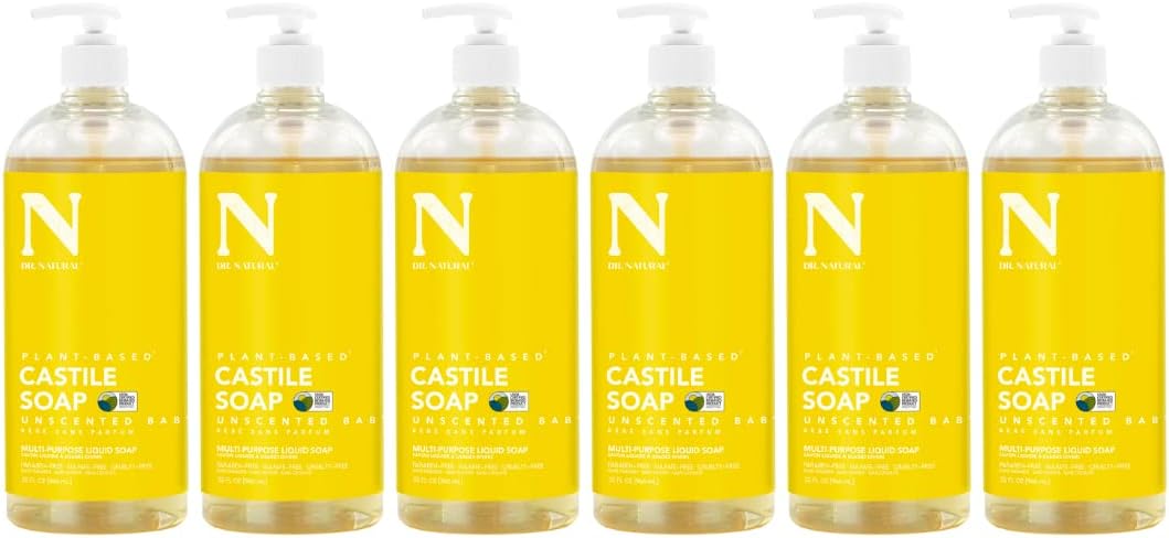 Amazon.com : Dr. Natural Liquid Black Soap, 16 oz - Plant-Based - with ...