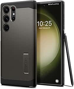 Spigen Funda Case Tough Armor para Samsung Galaxy S23 Ultra (2023) - Gunmetal : Amazon.com.mx ...