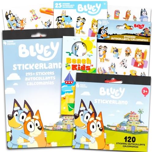 Amazon.com: Bluey Ultimate Sticker Set - Mega Bundle with 500+ Stickers ...