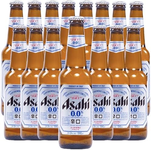 Amazon.com : Asahi 15 Pack Super Dry 0.0% Alcohol Free Lager | 12oz ...