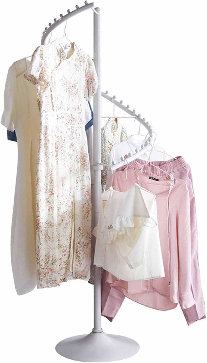 Amazon.com: N/A Spiral Rotating Clothing Rack, Modern Freestanding Coat ...