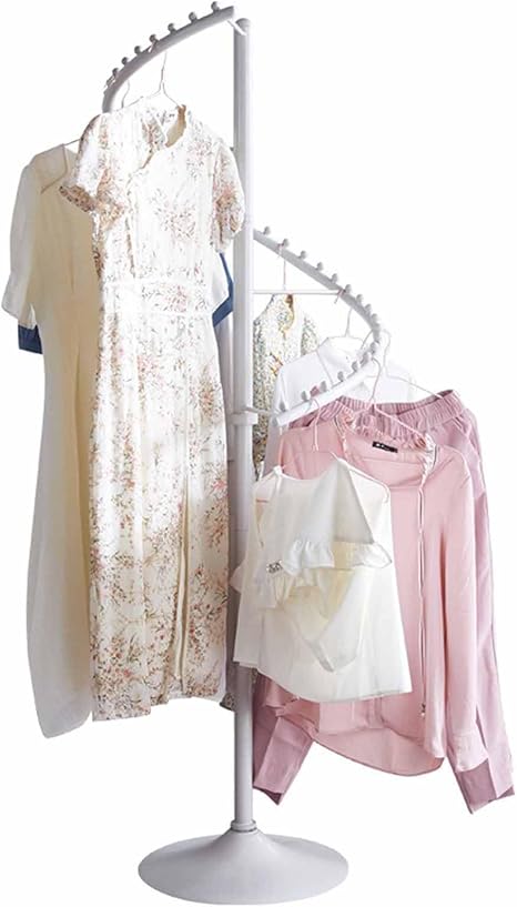 Amazon.com: N/A Spiral Rotating Clothing Rack, Modern Freestanding Coat ...