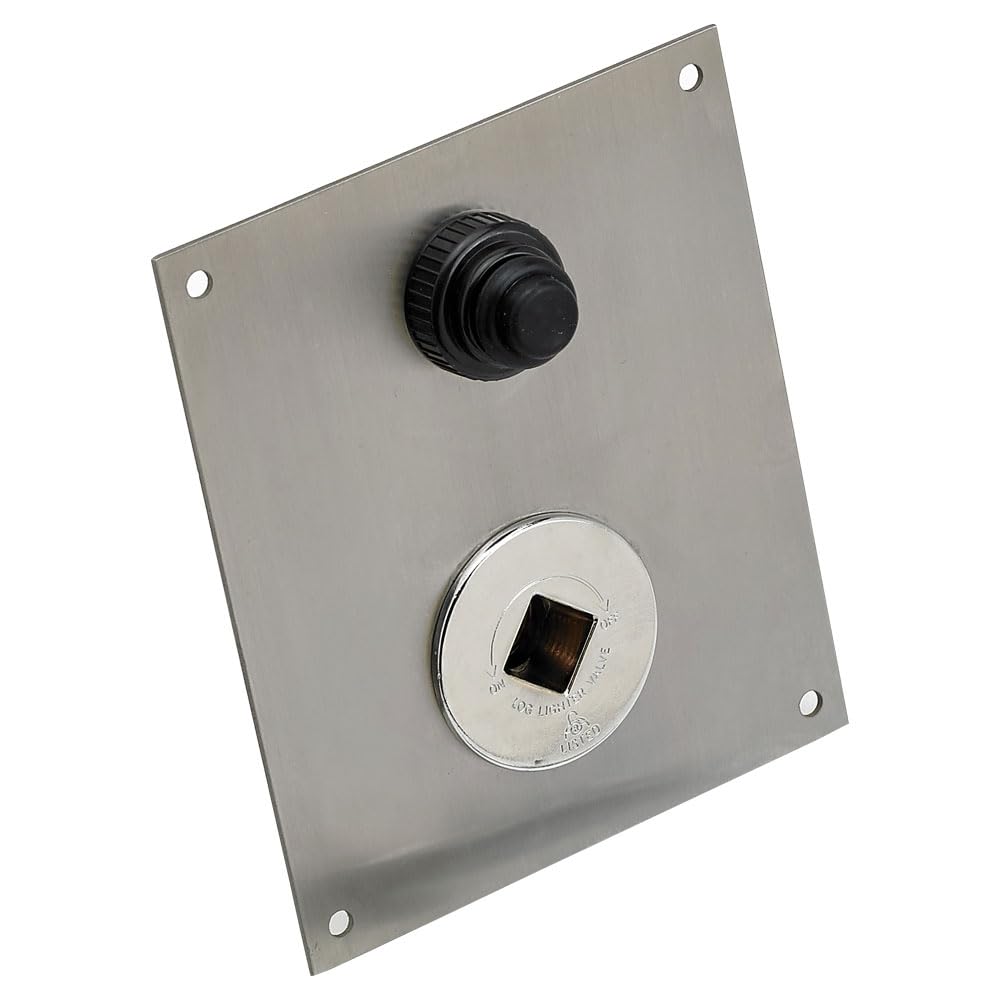 Amazon.com: American Fireglass Push Button Ignitor Mounting Plate ...
