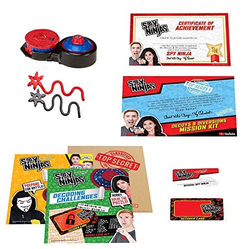 Spy Ninjas 11 Piece Decoys & Diversions Mission Kit by Chad Wild Clay ...