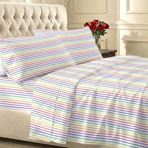 Amazon.com: California Design Den Soft Full Size 100% Cotton Sheet Sets ...