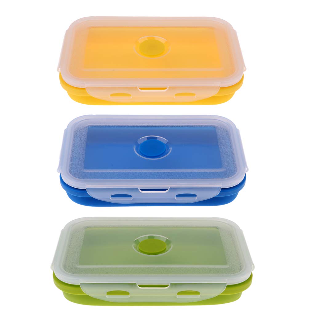 Amazon | CUTICATE ランチボックス シリコン 弁当ボックス 弁当箱 折りたたみ 350ML 食品貯蔵容器 アウトドア | CUTICATE | 弁当箱