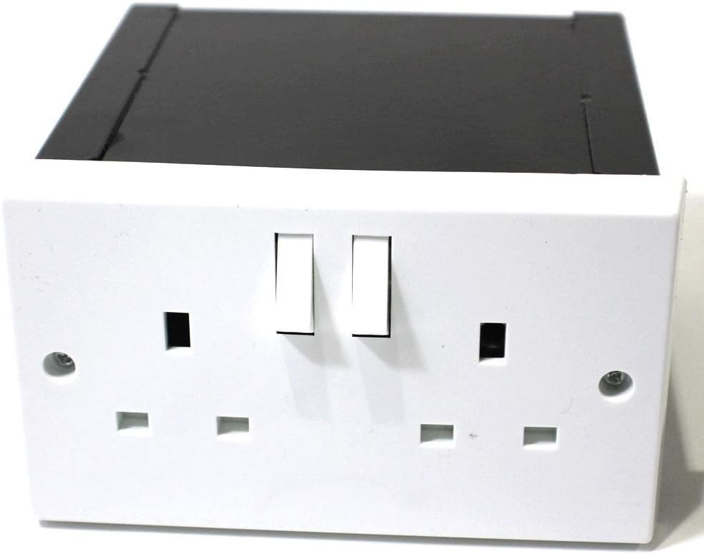 Imitation Double Plug Socket Wall Safe Security Box : Amazon.co.uk: DIY ...