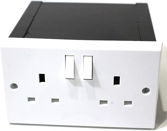 Imitation Double Plug Socket Wall Safe Security Box : Amazon.co.uk: DIY ...