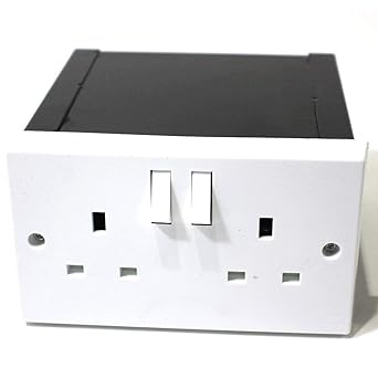Imitation Double Plug Socket Wall Safe Security Box : Amazon.co.uk: DIY ...