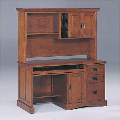 Amazon.com : Mission Computer Desk Set : Traditional Desks : Office ...