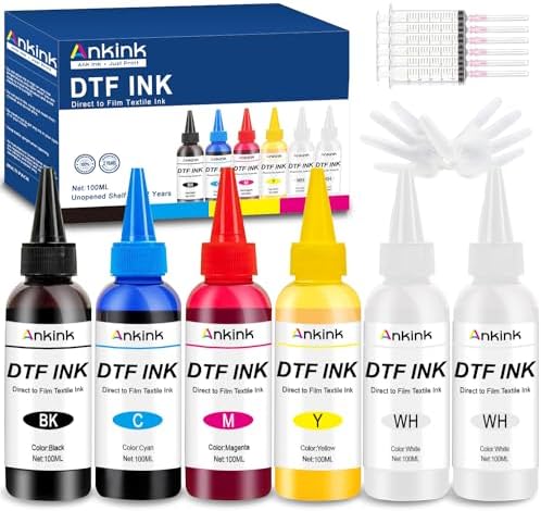 Amazon.com : Jecqbor DTF Transfer Ink 600ML for PET Film, Premium ...