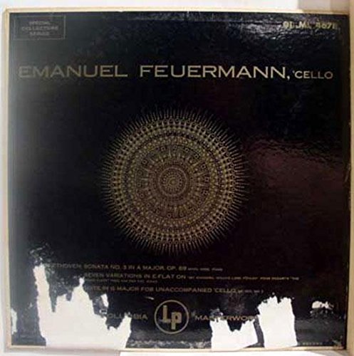Amazon.com: EMANUEL FEUERMANN BEETHOVEN REGER CELLO vinyl record: CDs ...