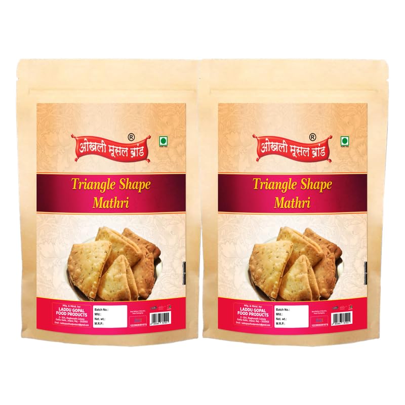 OKHLI MUSAL BRAND Khasta Matthi| Marwari Chaat Papdi/Chaat Puri/Chat ...