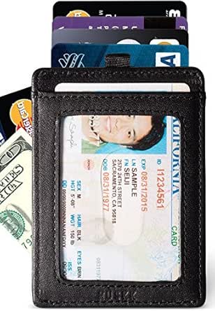 Amazon.com: HUSKK Slim Card Holder Men Wallet - Minimalist Leather ...