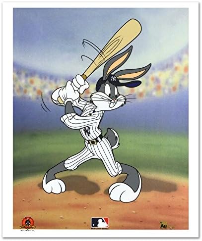 "Bugs Bunny at Bat for the Yankees" Limited Edition Sericel with COA at ...