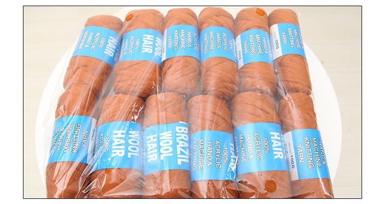 Omoge Hair Ltd 12 X 70g Soft Brazil Hair Wool For Braids Twists Cornrow ...