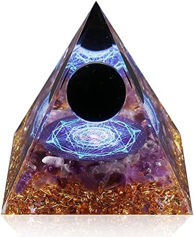 Amazon.com: Hopeseed Orgone Pyramid for Positive Energy, Orgonite ...