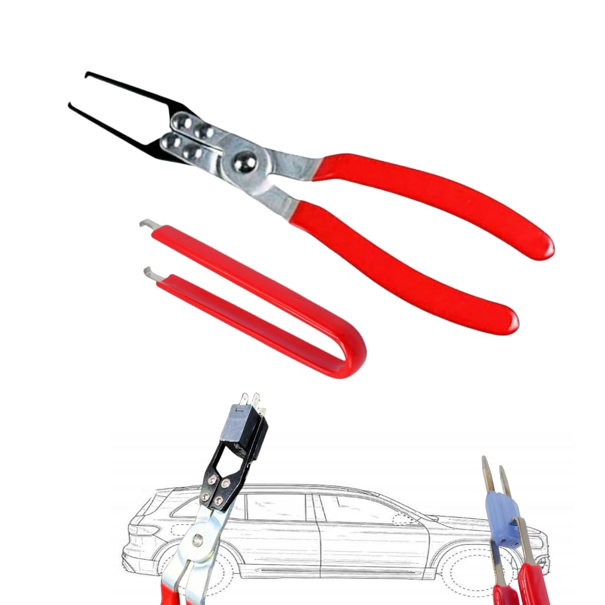 Komsunma Relay Puller Pliers Fuse Puller Pliers, Removing Relays Fuse ...