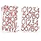 Amazon.com: 3 inch Self-Adhesive Vinyl Alphabet Letters Numbers Kit ...