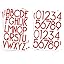 Amazon.com: 3 inch Self-Adhesive Vinyl Alphabet Letters Numbers Kit ...