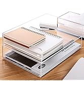 Amazon.com: HeZone Desk Organizers and Accessories, Acrylic Desk ...