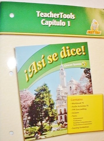 Amazon.com: Asi se dice: Capitulo 1 TeacherTools (Glencoe Spanish 3 ...