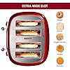 Amazon.com: Roter Mond 4 Slice Toaster Retro Stainless Steel with Bagel ...
