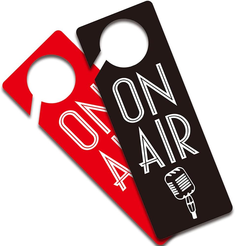 Amazon.com: ON AIR Sign Wall Mountable Pulsing On Air Light Sign ...