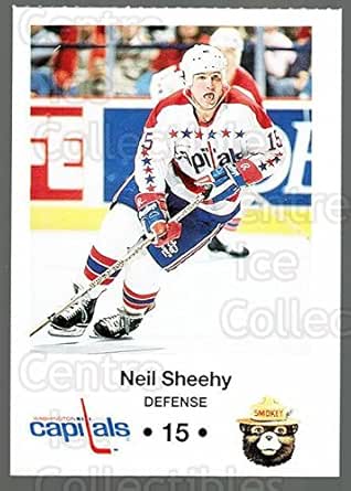 Amazon.com: (CI) Neil Sheehy Hockey Card 1990-91 Washington Capitals ...