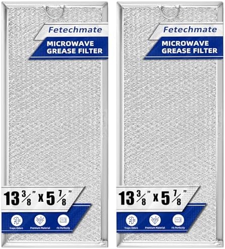 Amazon.com: 13.3" x 5.85" Microwave Grease Filter Replace WB06X10596 ...