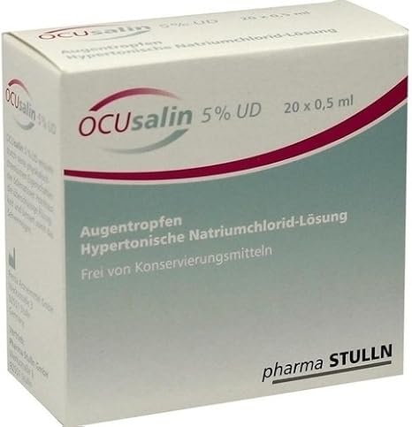 OCUSALIN 5% UD Augentropfen 20X0,5 ml : Amazon.de: Drogerie & Körperpflege