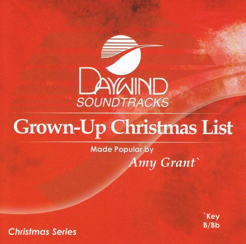 Made Popular By: Amy Grant - Grown-Up Christmas List [Accompaniment ...