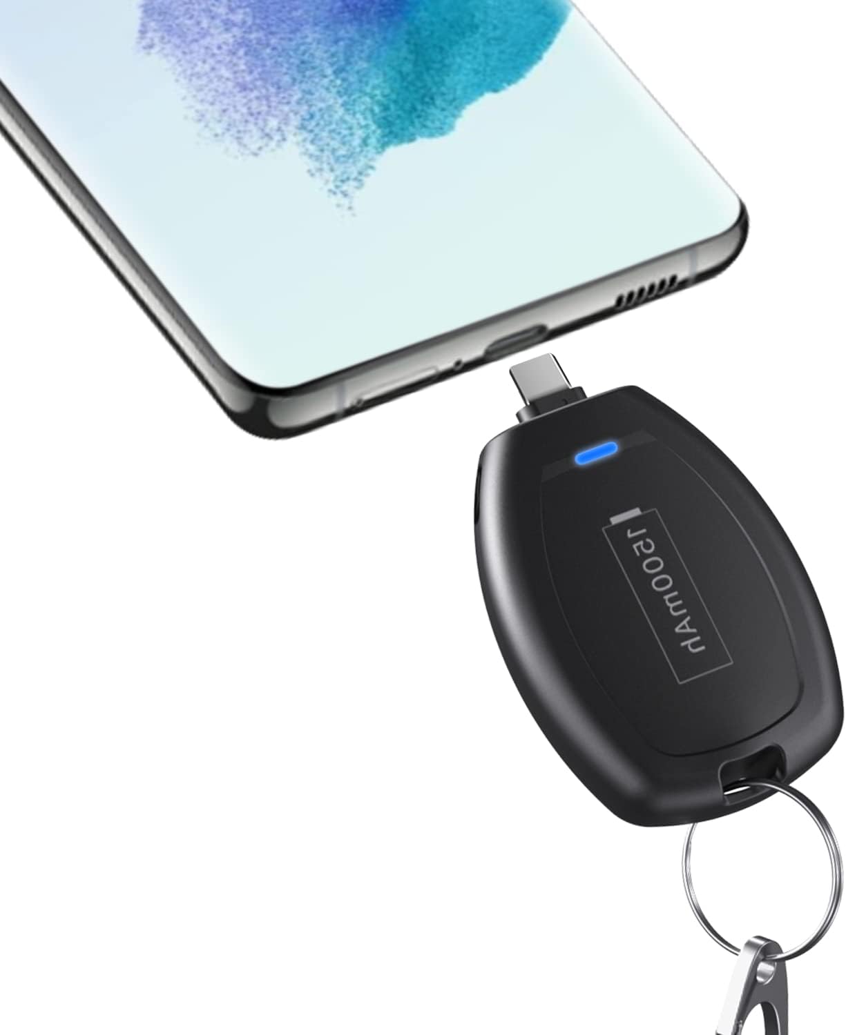 Buy Keychain Portable Charger for Android, Mini Power Emergency Pod ...