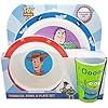 Toy Story Kids Tableware Set – 3 Piece Reusable PP Plate, Bowl & Cup ...