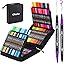 Amazon.com: 100 Colors Art Markers Set, Ohuhu Dual Tips Coloring Brush ...